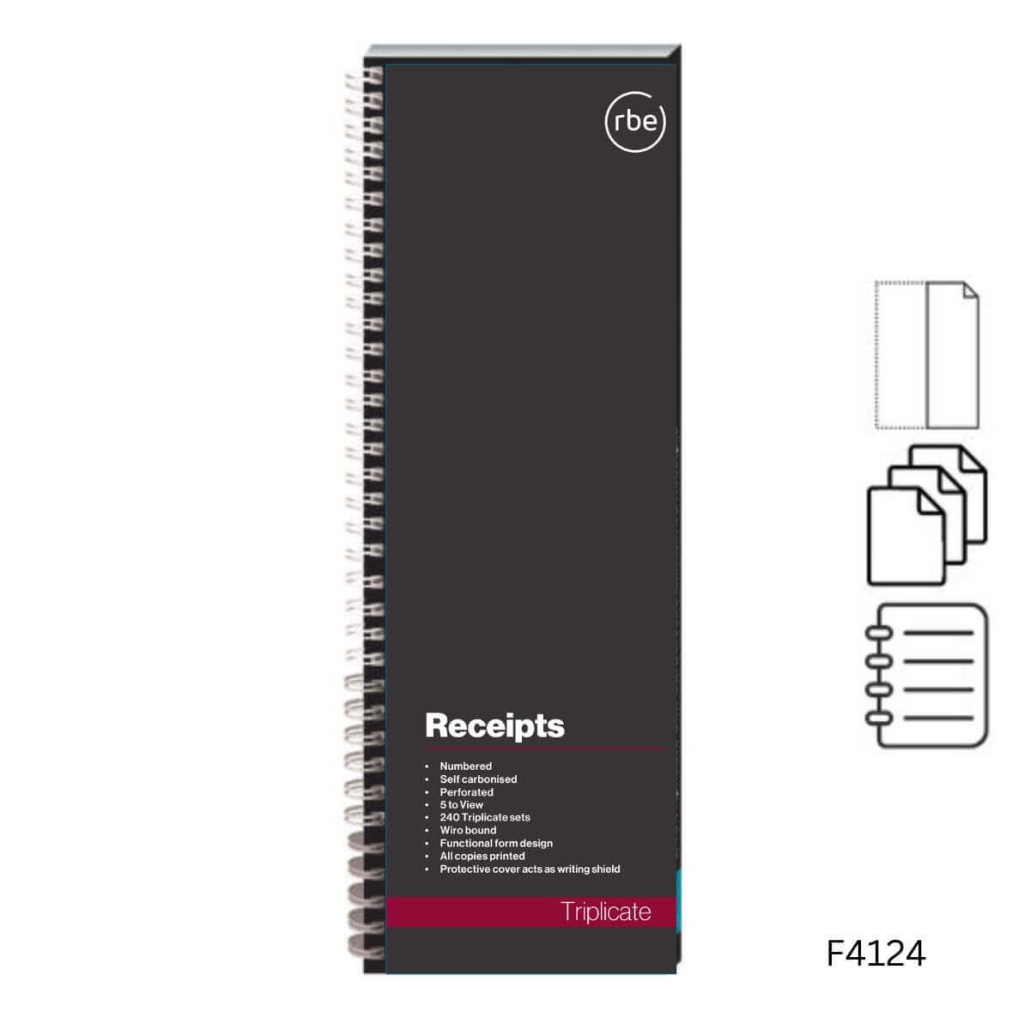 Receipt Books - RBE Stationery & Print